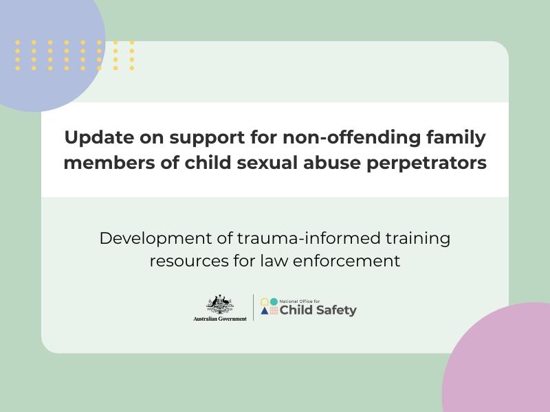 Development of trauma-informed training resources to enhance law ...